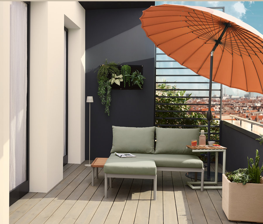 Flexibles Balkon-Lounge-Set »Liska« bei Tchibo kaufen | 176962